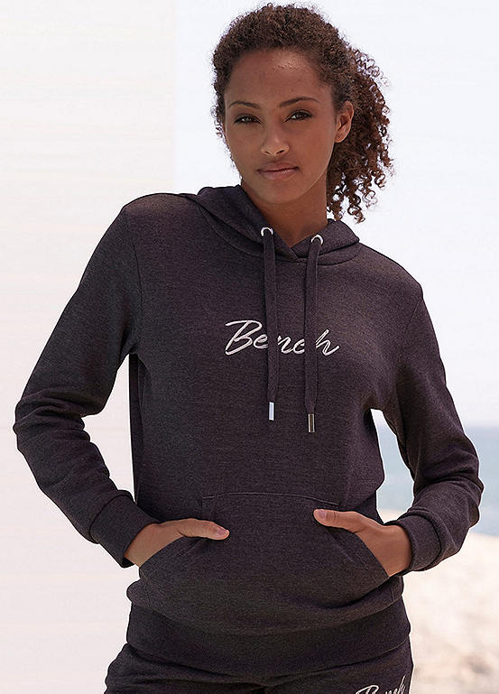 Bench Logo Embroidered Hoodie by Bench Loungewear | LASCANA
