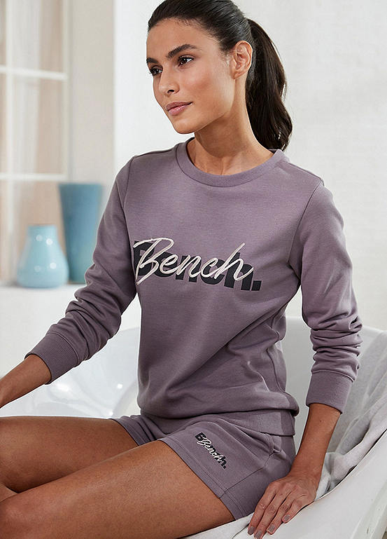 Bench Logo Print Sweatshirt by Bench Loungewear | LASCANA