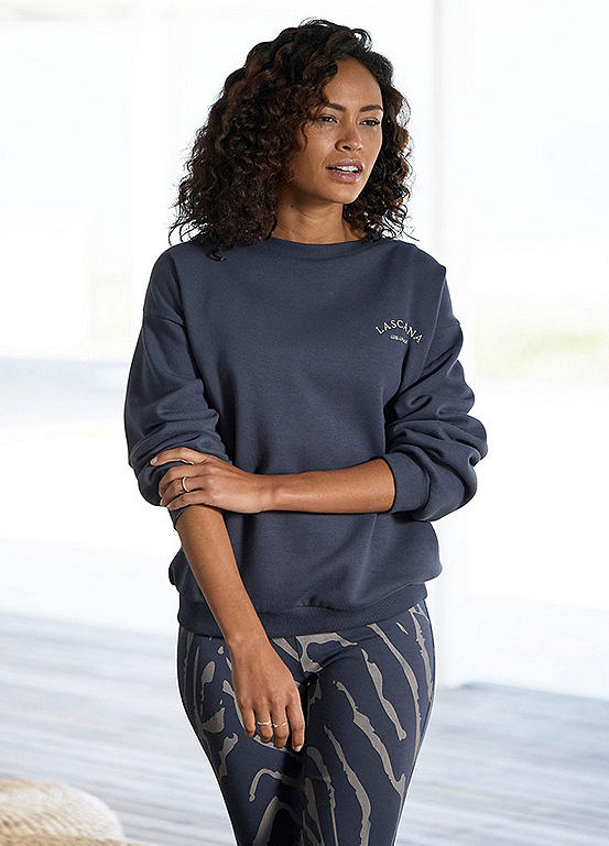 LASCANA Logo Print Sweatshirt | LASCANA