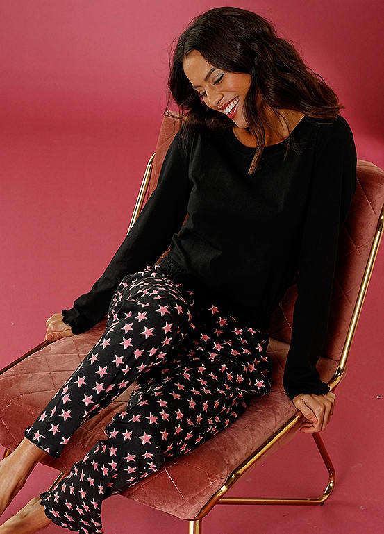 LASCANA Star Print Pyjamas | LASCANA