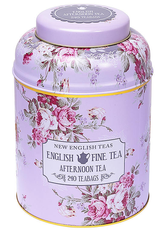 New English Teas Vintage Floral Deluxe Tea Caddy - Lilac | LASCANA