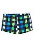 Buffalo Checked Boxer Swimming Trunks | LASCANA