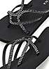 LASCANA Rhinestone Toe Separator Sandals | LASCANA